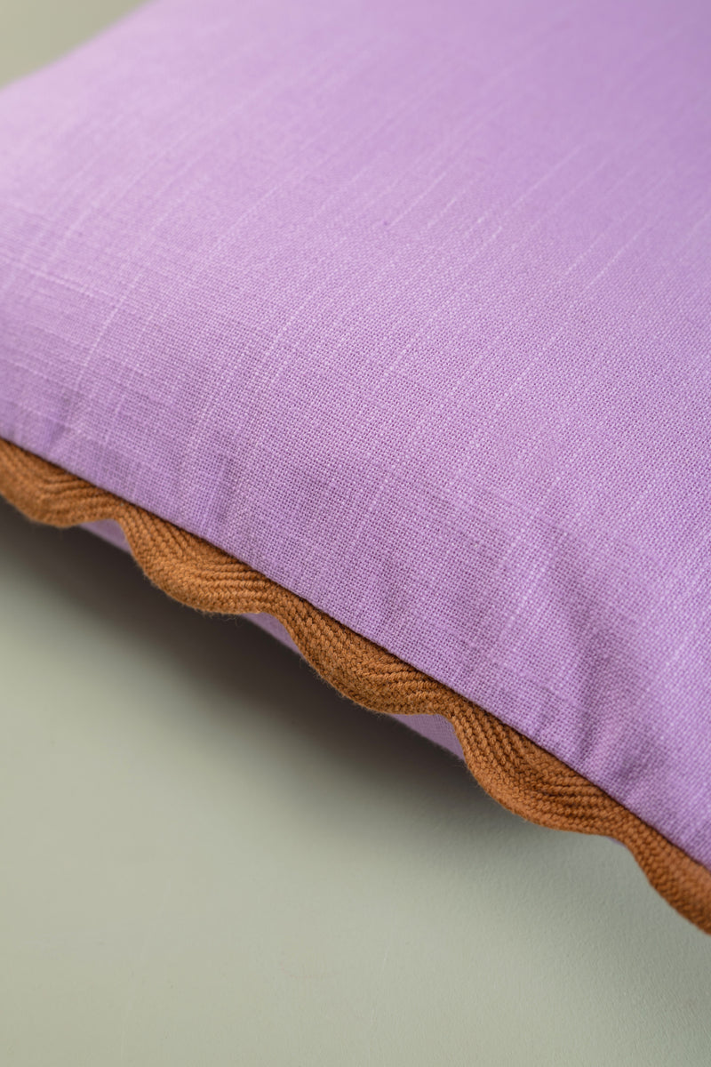 Lavender Block Colour Cotton Cushion Cover – Ian Snow Ltd