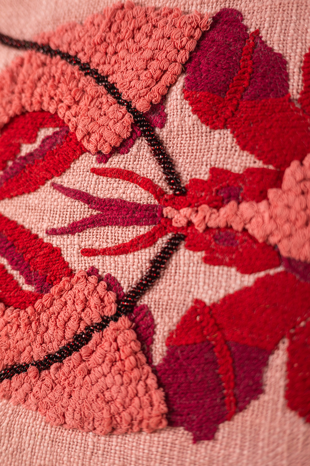 Lobster Embroidered & Tufted Pink Cushion Cover – Ian Snow Ltd