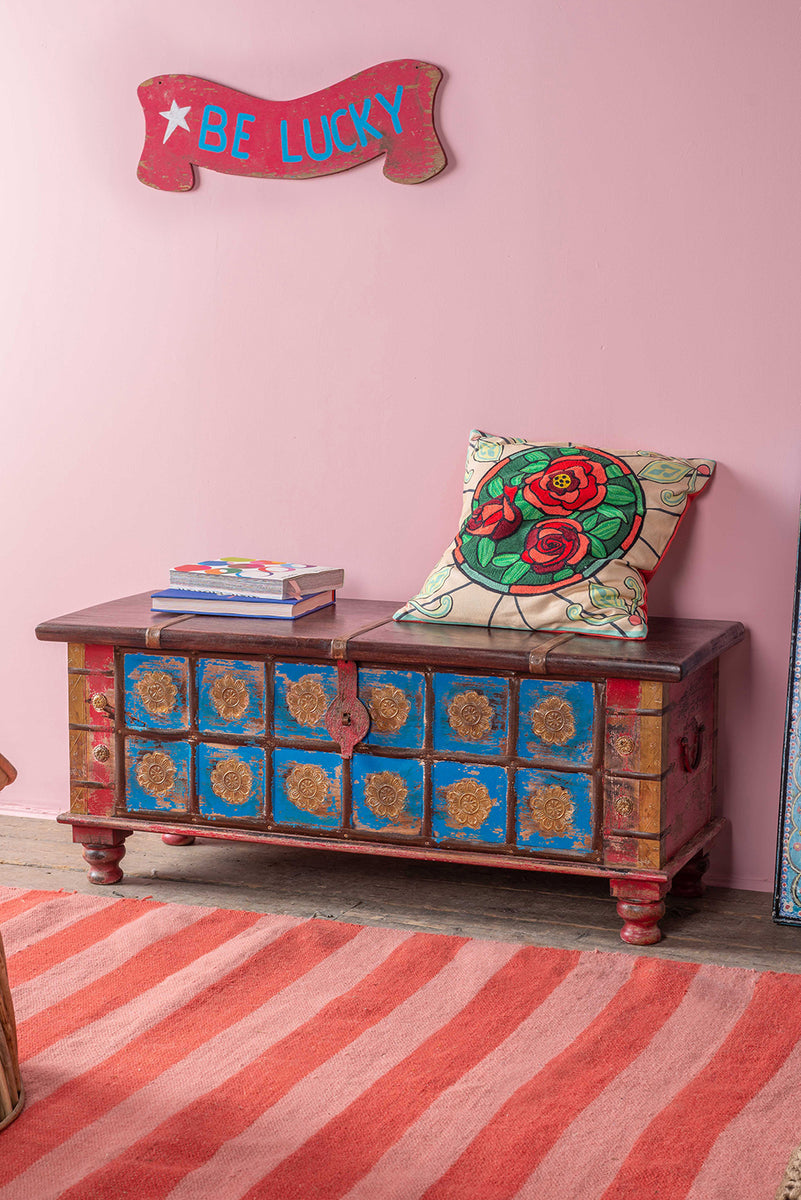 Painted Trunk made from New and Reclaimed Wood | Handmade – Ian Snow Ltd