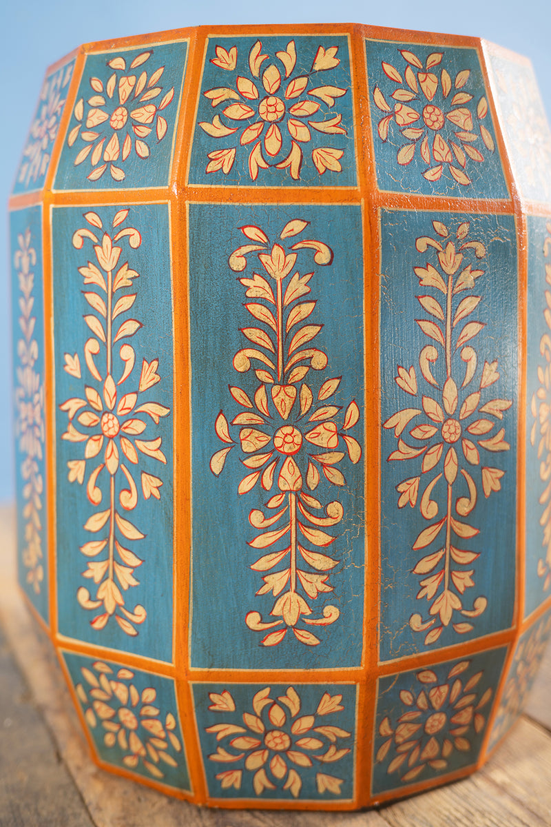 Hand Painted Sky Blue Side Table – Ian Snow Ltd