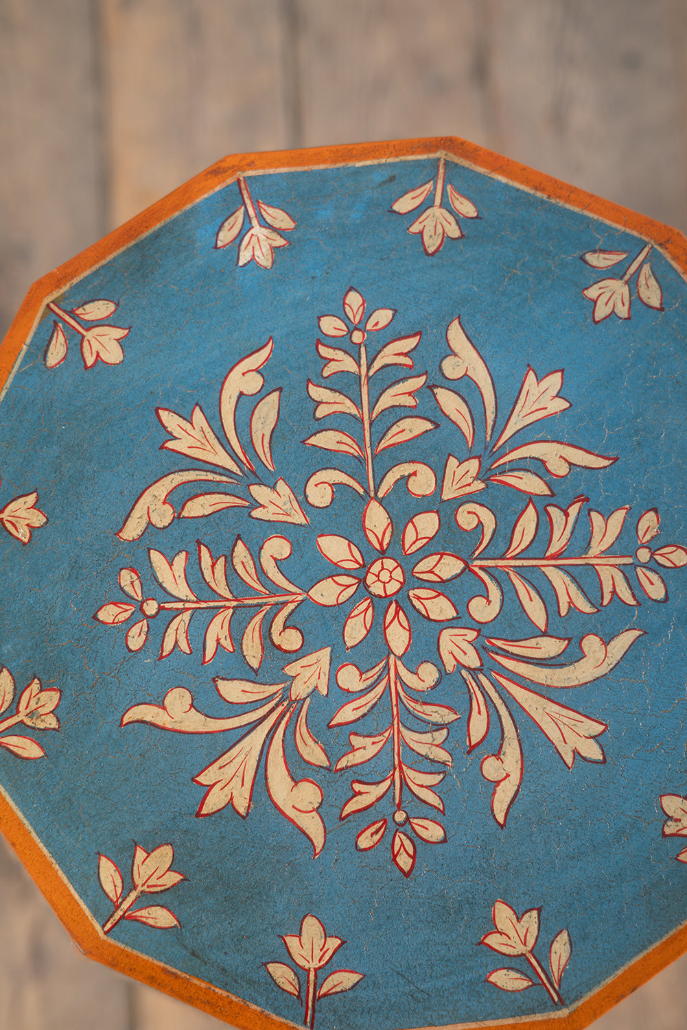 Hand Painted Sky Blue Side Table – Ian Snow Ltd