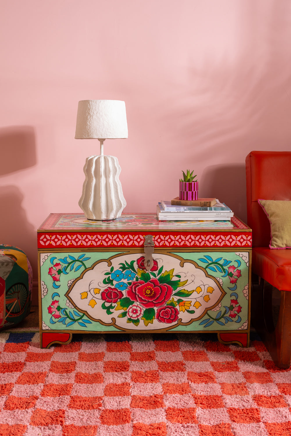 Rose Bouquet Hand Painted Trunk – Ian Snow Ltd