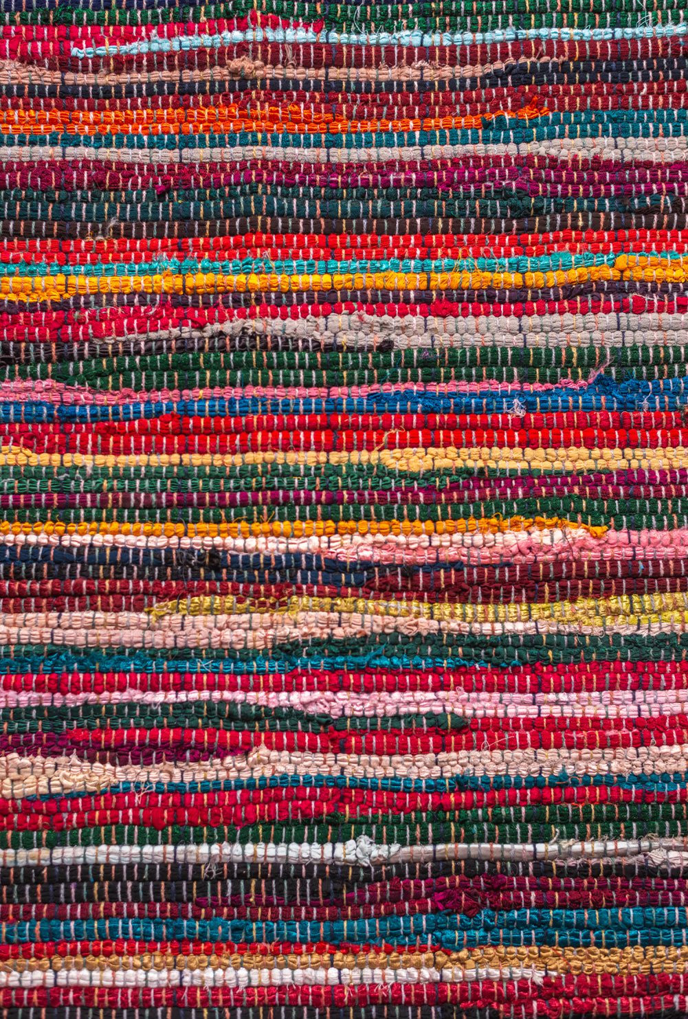 Multi-Coloured Rag Rug – Ian Snow Ltd