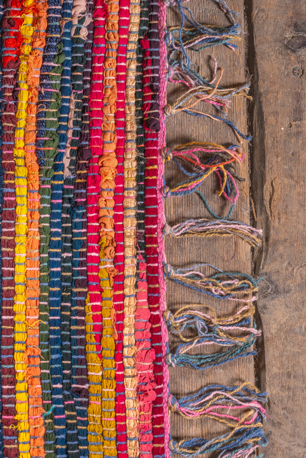 Multi-Coloured Rag Rug | Various Sizes Available – Ian Snow Ltd