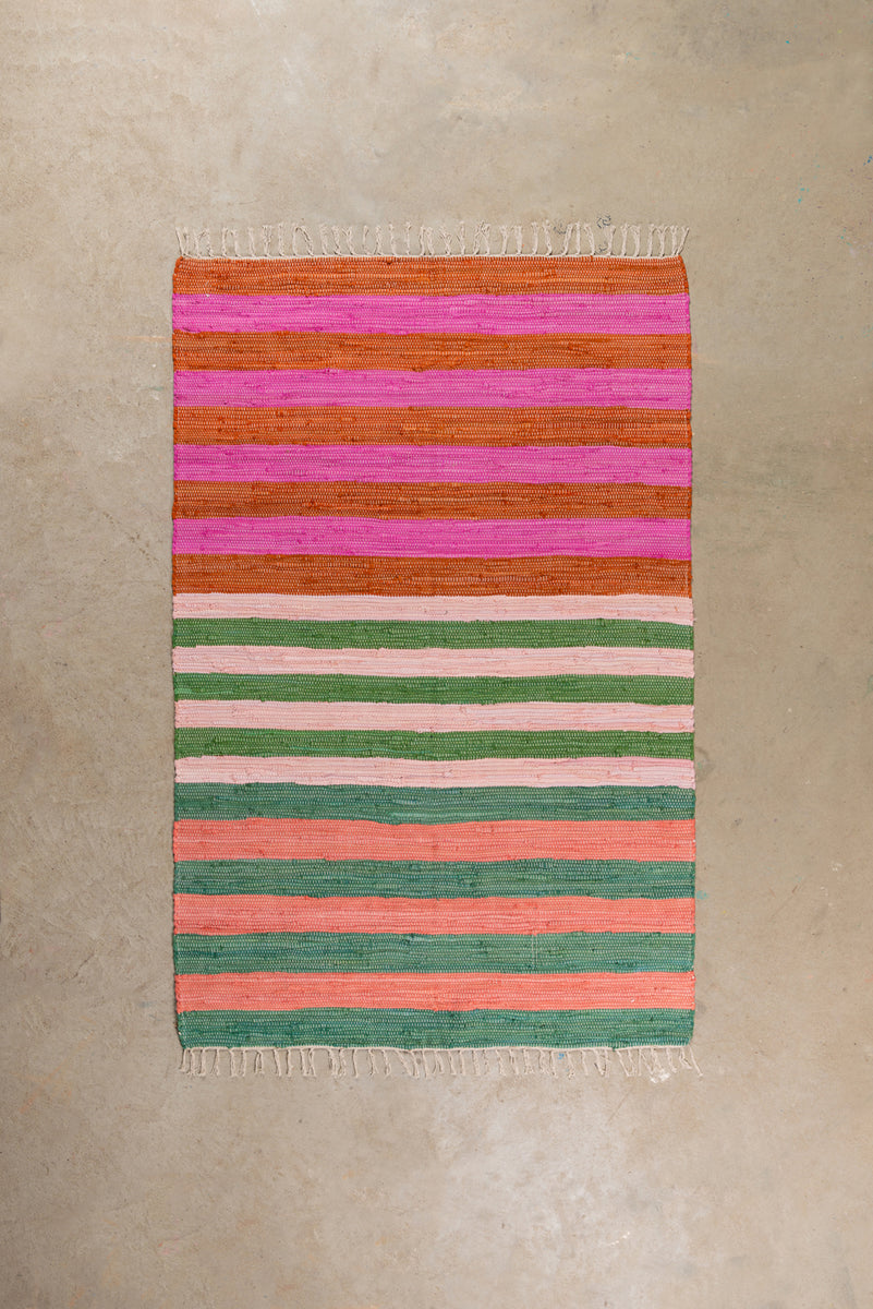 Multi-Coloured Rag Rug | Various Sizes Available – Ian Snow Ltd