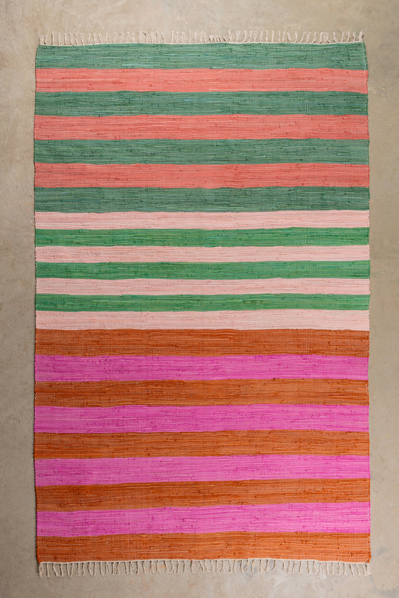 Multi-Coloured Rag Rug | Various Sizes Available – Ian Snow Ltd