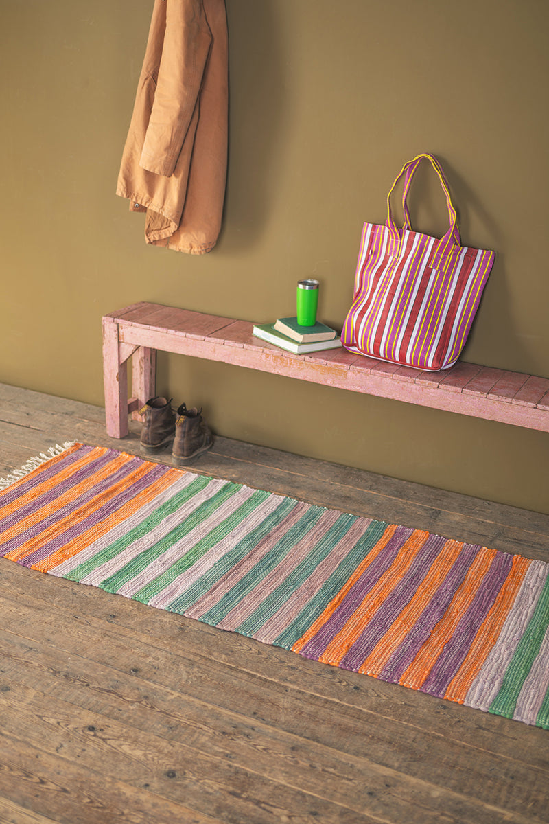 Multi-Coloured Rag Rug | Various Sizes Available – Ian Snow Ltd