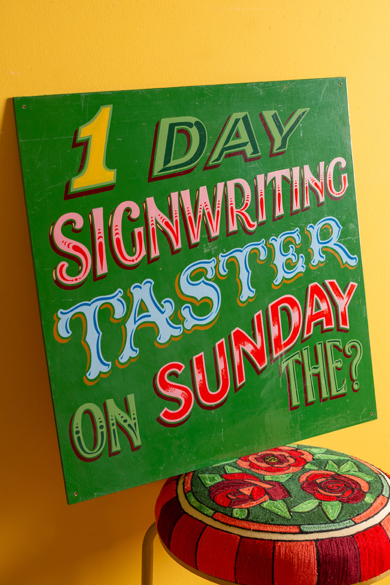 'Signwriting Taster' Fairground Sign – Ian Snow Ltd