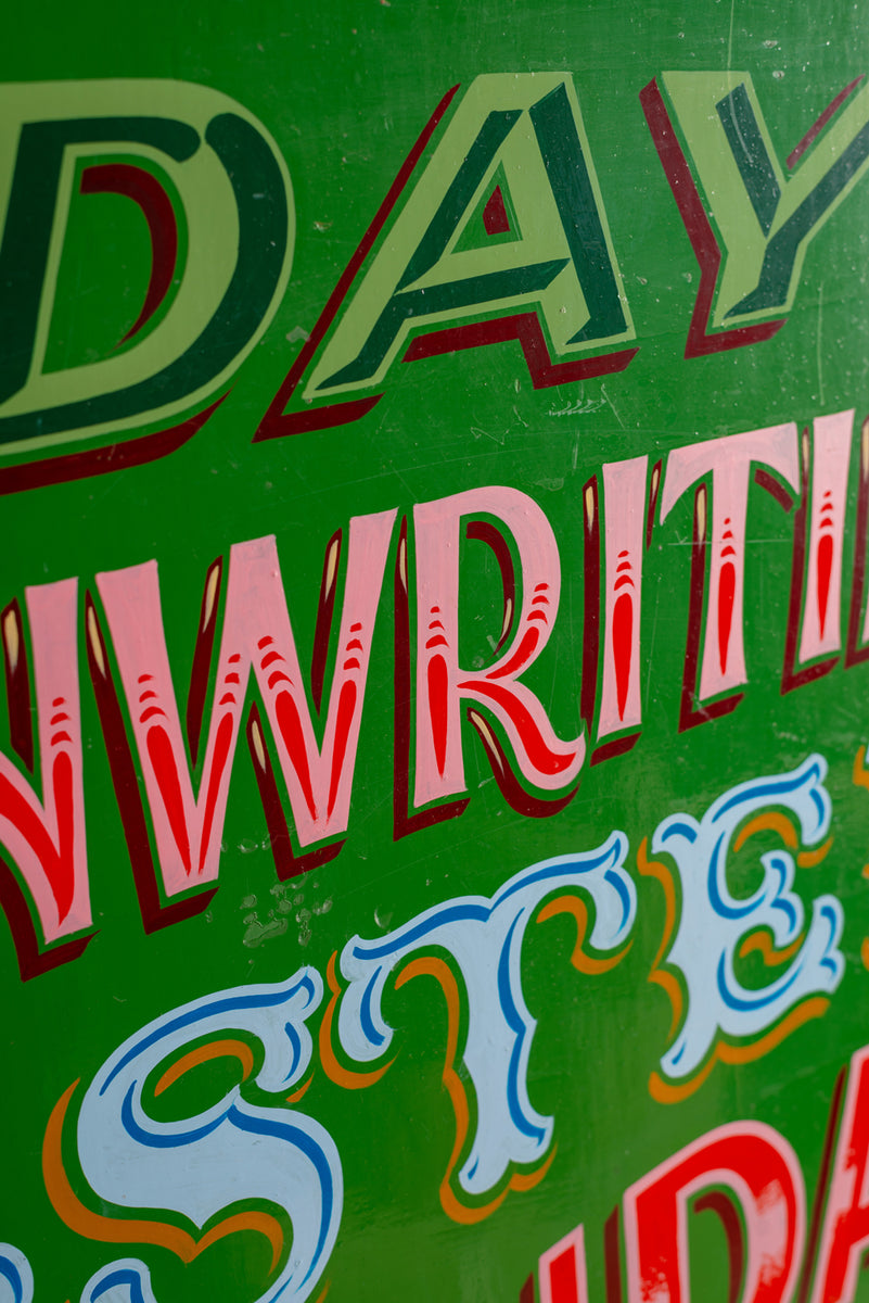 'Signwriting Taster' Fairground Sign – Ian Snow Ltd