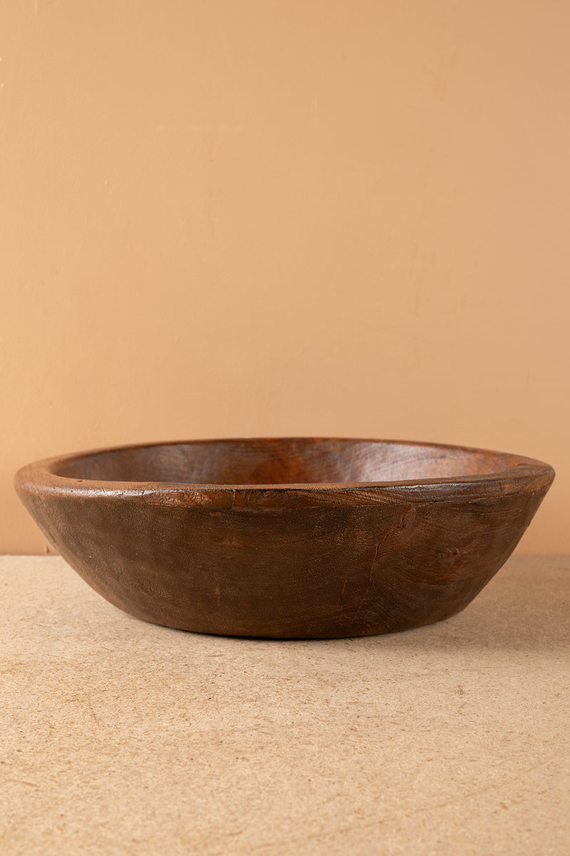 Vintage Wooden Parat Bowl - 52 – Ian Snow Ltd