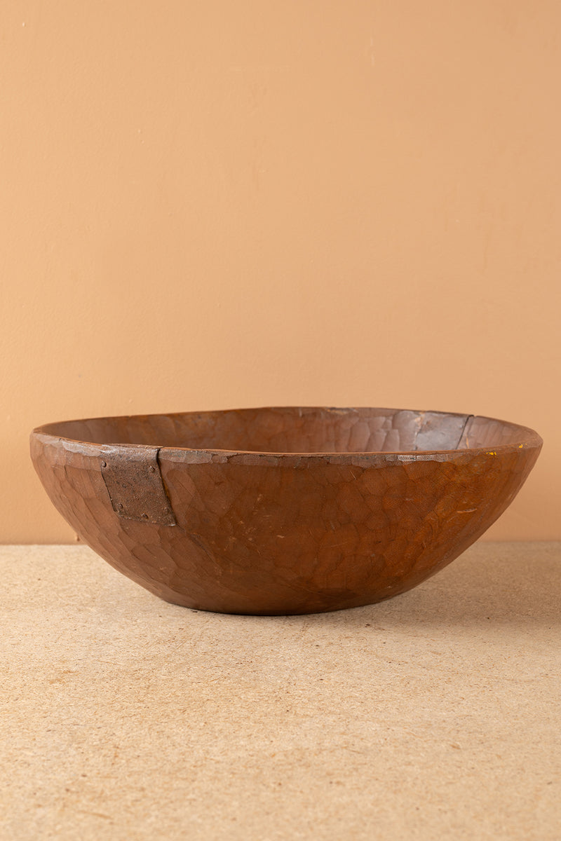 Vintage Wooden Parat Bowl - 61 – Ian Snow Ltd