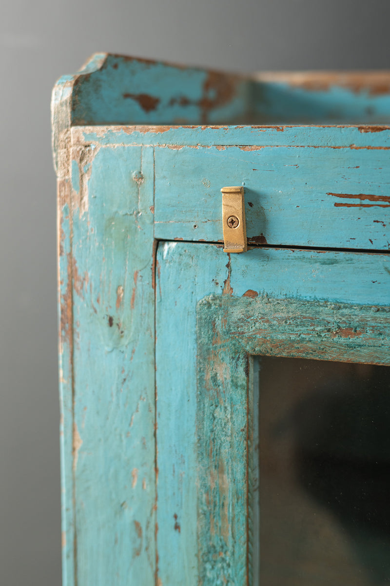 Vintage Light Blue Side Cabinet W:55cm D:31cm H:78cm – Ian Snow Ltd