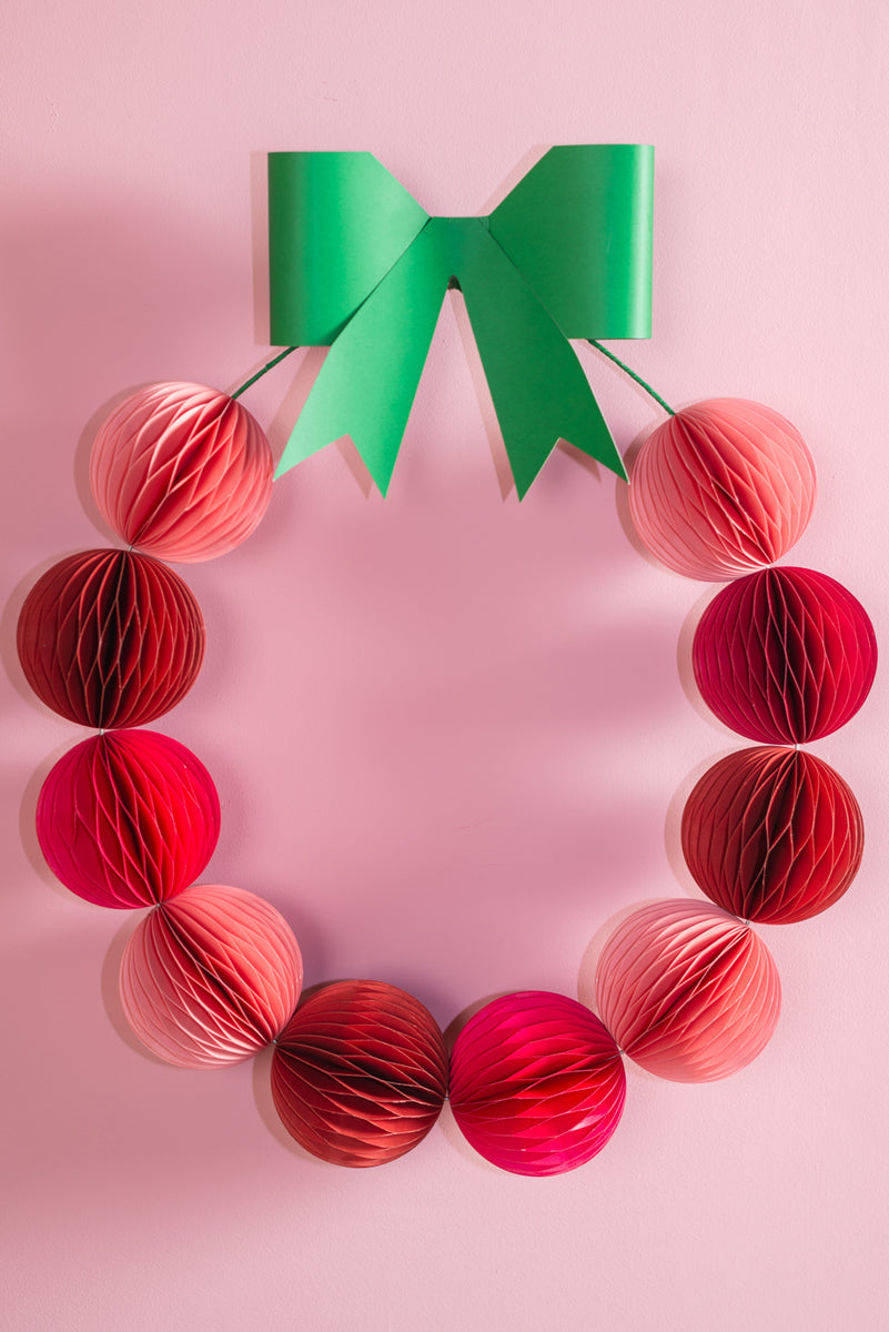 Pink Tones Origami Wreath – Ian Snow Ltd