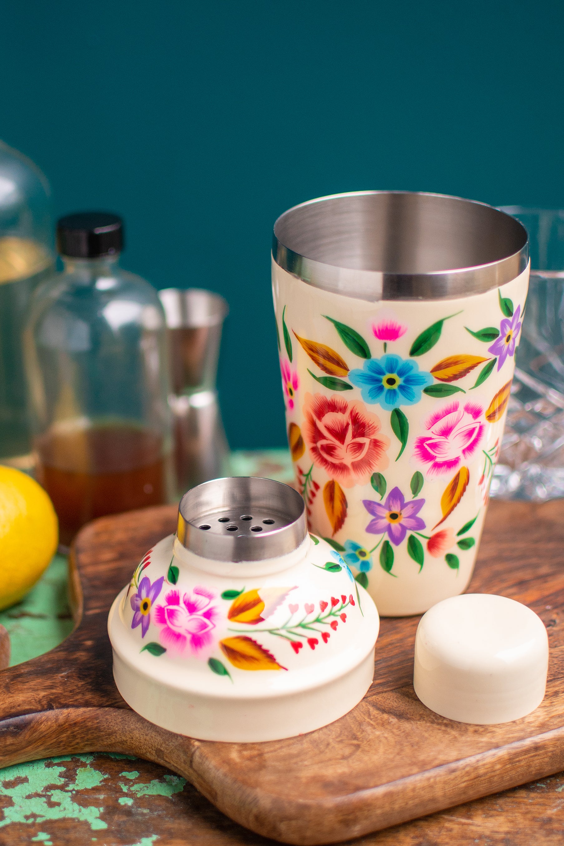 Handpainted Stainless Steel Cocktail Shaker – Ian Snow Ltd