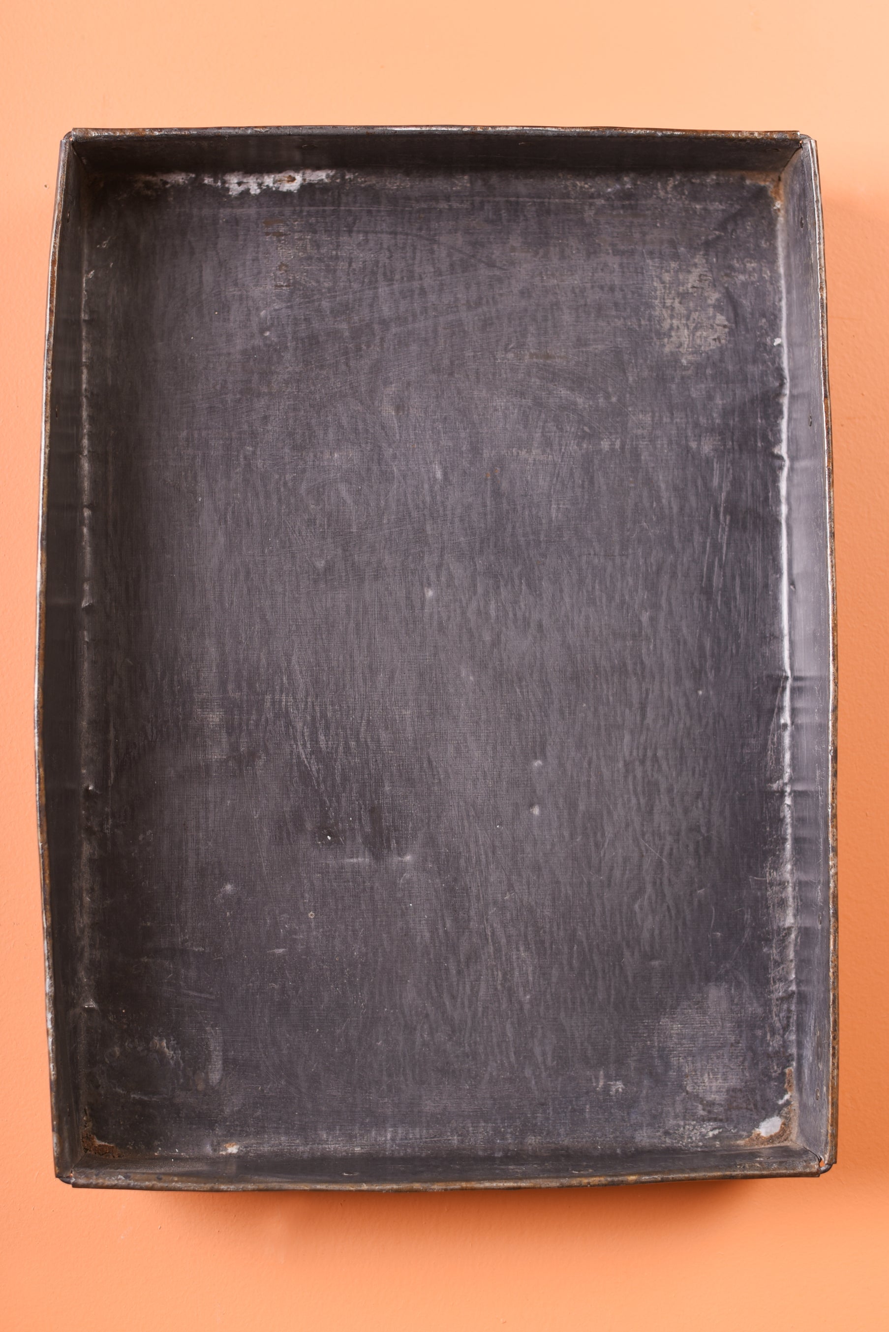 Grey Metal Rectangular Tray – Ian Snow Ltd